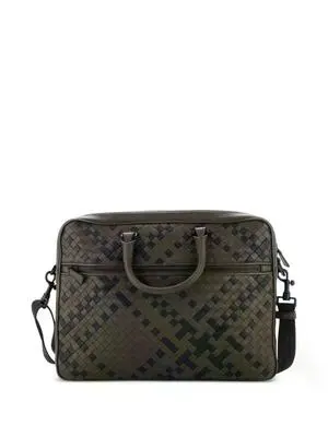 Bottega Veneta Convertible Front Zip Briefcase