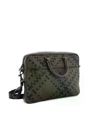 Bottega Veneta Convertible Front Zip Briefcase