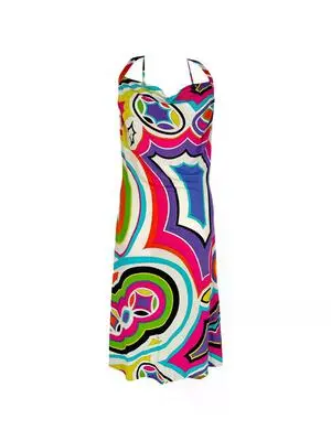 Emilio Pucci Printed Halterneck Dress