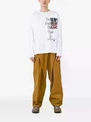 YOSHIOKUBO Graphic-print Long-sleeve T-shirt