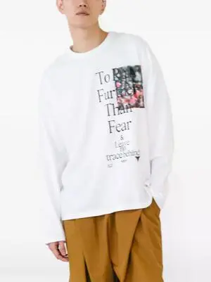 YOSHIOKUBO Graphic-print Long-sleeve T-shirt