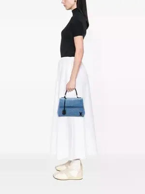 LOUIS VUITTON 2017 Epi Denim Cluny Bb Satchel