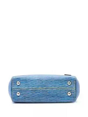 LOUIS VUITTON 2017 Epi Denim Cluny Bb Satchel