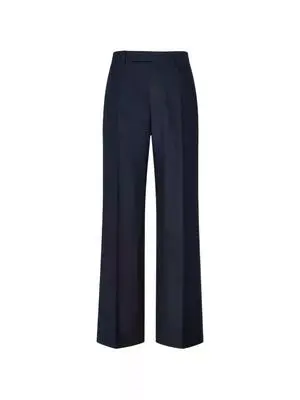 JIL SANDER Pressed-crease Tailored Trousers - Blue