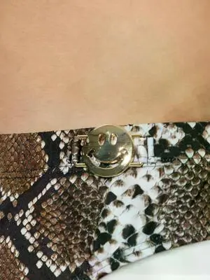 Moschino X Smiley Snakeskin-print Swimming Trunks