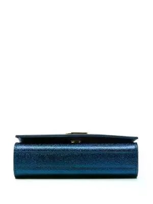 Saint Laurent 2014 Small Metallic Calfskin Classic Monogram Kate Crossbody Bag