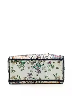 Dior 2022 Medium Embroidered Canvas D Constellation Lady D Lite Satchel