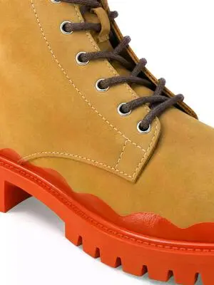 Philipp Plein Nubuck Lace-up Boots