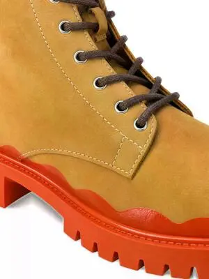 Philipp Plein Nubuck Lace-up Boots