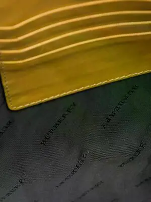Burberry 2000-2017 Grain Check Embossed Leather Peyton Crossbody Bag