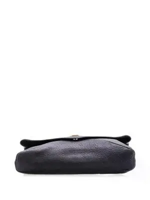 Saint Laurent Cassandre Envelope Large Clutch Bag - Black