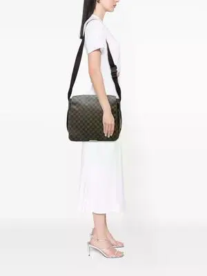 LOUIS VUITTON 2006 Damier Ebene Bastille Crossbody Bag