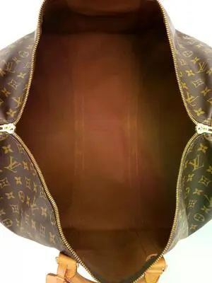 LOUIS VUITTON 1995 Monogram Keepall Bandouliere 55 Travel Bag
