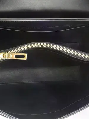 Celine 16 Top Handle Bag Smooth Calfskin Small Satchel - Black