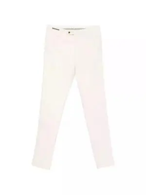 Corneliani Cream White Straight-leg Trousers - Neutrals