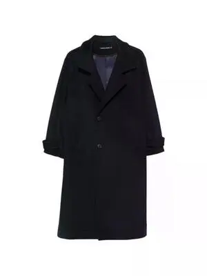 NICHOLSON & NICHOLSON Collared Button-up Coat - Blue