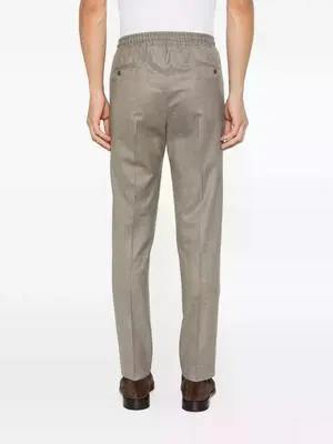 Corneliani Tailored Trousers With Drawstring Waistband - Neutrals