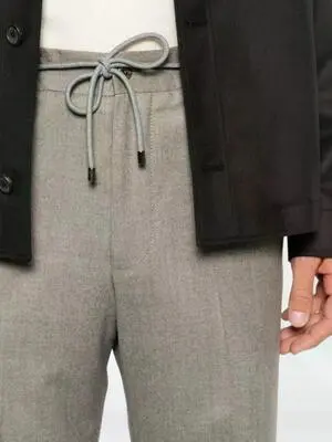 Corneliani Tailored Trousers With Drawstring Waistband