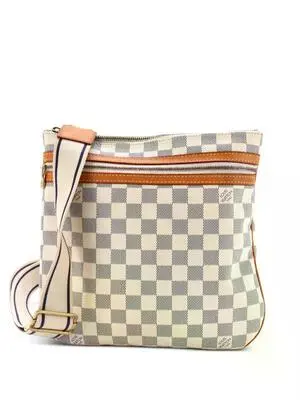 LOUIS VUITTON Damier Pochette Bosphore Crossbody Bag - White