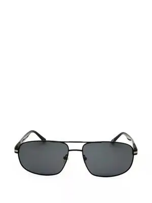 CHESTERFIELD Oval-frame Polarized Sunglasses - Black