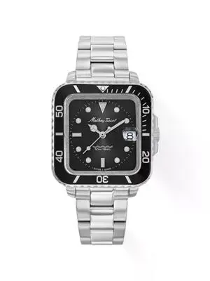 MATHEY TISSOT 40mm Square-face Watch - Black