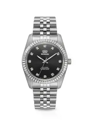RICHELIEU SWISS Excellence Date 22mm Watch - Black