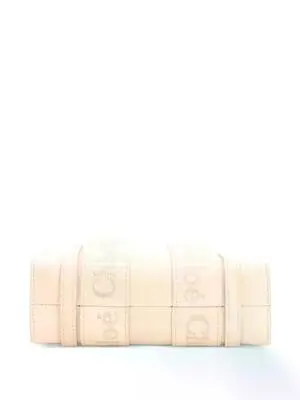 Chloé Woody Convertible Leather Mini Tote Bag - Pink