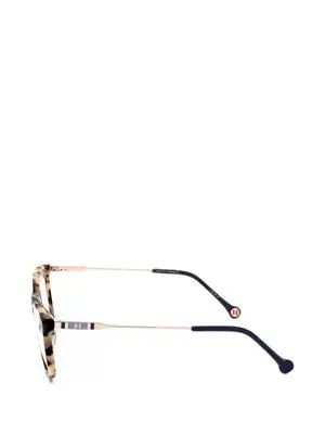 Carolina Herrera Tortoiseshell-effect Square-frame Glasses