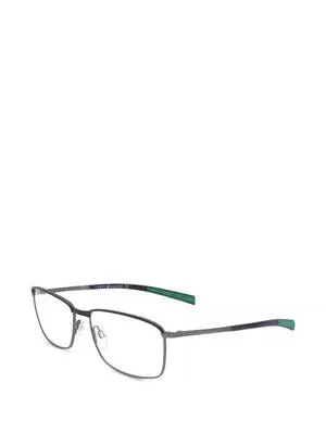 Tommy Hilfiger Rectangle Frame Eyeglasses - Silver