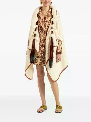 La DoubleJ Weaver Chunky-knit Cape