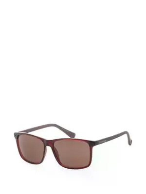 Calvin Klein Rectangle-frame Sunglasses - Red