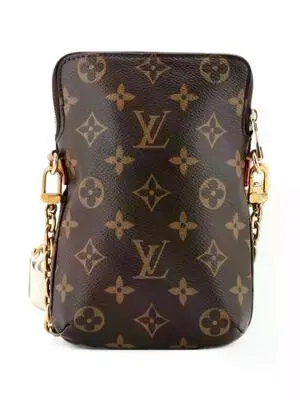 LOUIS VUITTON Monogram Canvas Utility Phone Sleeve Crossbody Bag