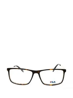 FILA Tortoiseshell-effect Rectangle-frame Glasses - Brown