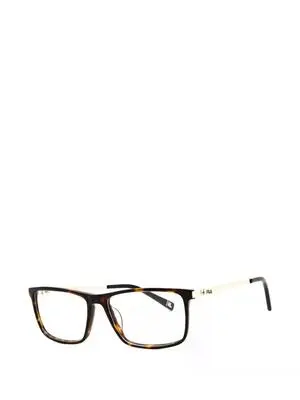 FILA Tortoiseshell-effect Rectangle-frame Eyeglasses