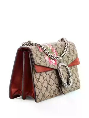 Gucci Blooms Print Gg Coated Canvas Small Shoulder Bag