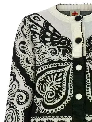 Farm Rio Arabesque Jacquard Cardigan