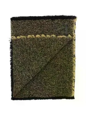 Faliero Sarti Resky Herringbone-pattern Scarf
