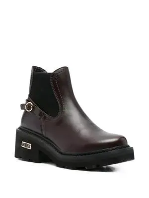 CULT Grace Buckle-detail Leather Chelsea Boots