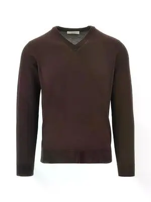 THE M.. V-neck Sweater - Brown