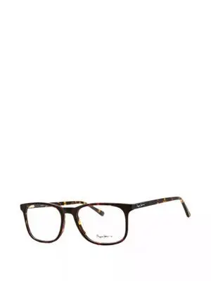 Pepe Jeans Tortoiseshell-effect Rectangle-frame Glasses - Brown