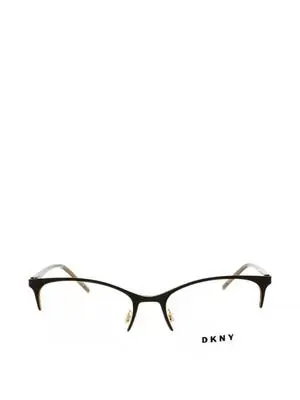 Dkny Geometric-frame Glasses - Brown