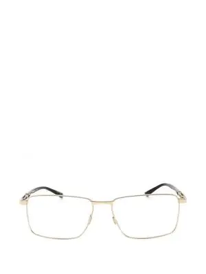 Porsche Design Rectangle Frame Eyeglasses - Gold