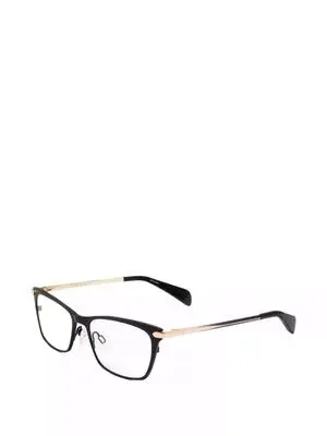 Rag & Bone Rectangle Frame Glasses - Black