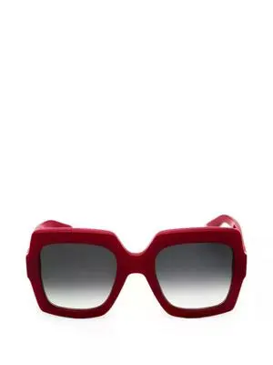 Roberto Cavalli Oversized Square-frame Sunglasses - Red