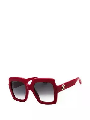 Roberto Cavalli Oversized Square-frame Sunglasses - Red