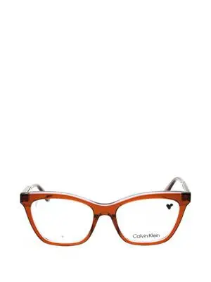 Calvin Klein Cat-eye Glasses - Brown