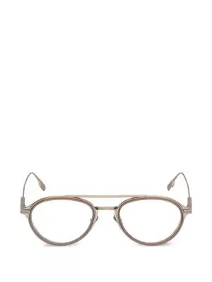 Zegna Double-bridge Glasses - Grey