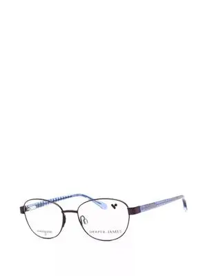DRAPER JAMES Oval-frame Glasses - Purple