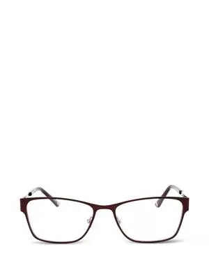 LIZ CLAIBORNE Rectangle Frame Eyeglasses - Red