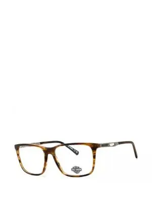 HARLEY-DAVIDSON Tortoiseshell-effect Rectangle-frame Glasses